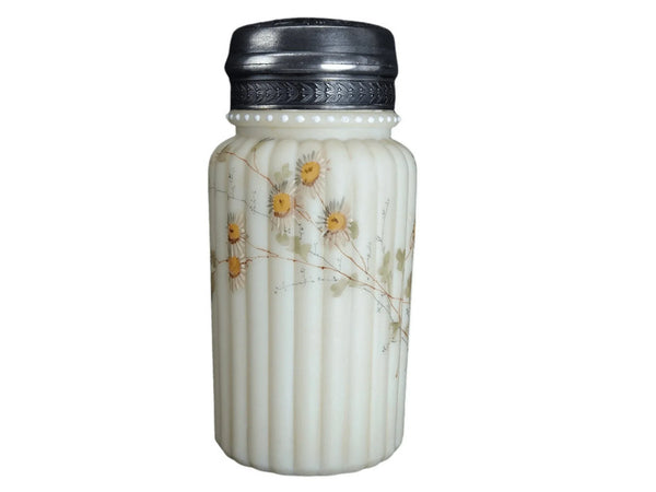 c1890 Mt Washington Crown Milano Melon Ribbed Muffineer Sugar Shaker ...