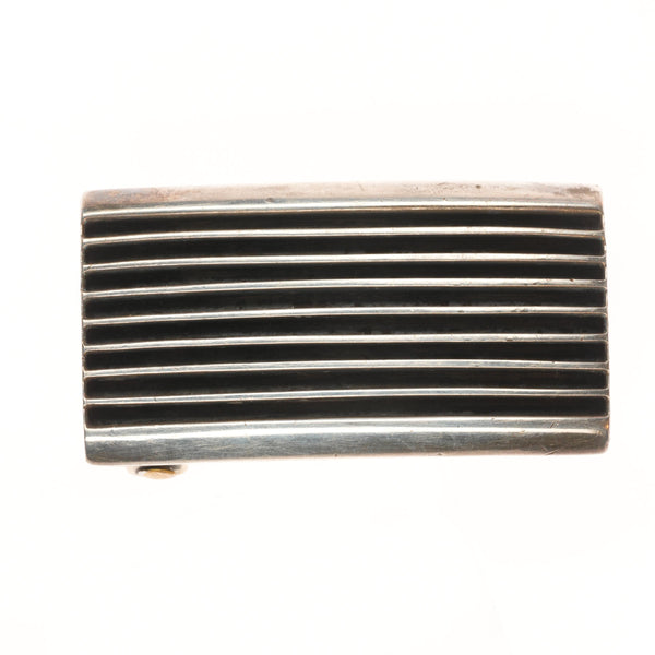 Johnny Mike Begay Navajo modernist sterling silver belt buckle – Estate ...
