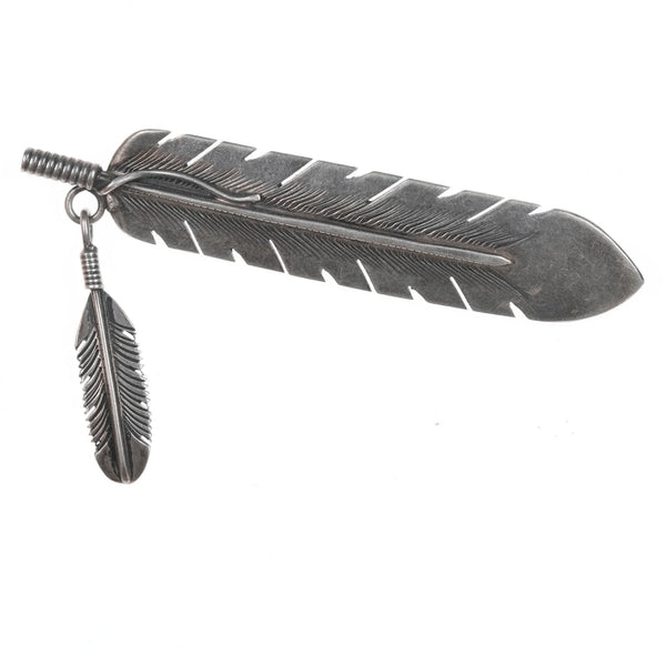Large Harvey Mace Navajo feather pin – Estate Fresh Austin