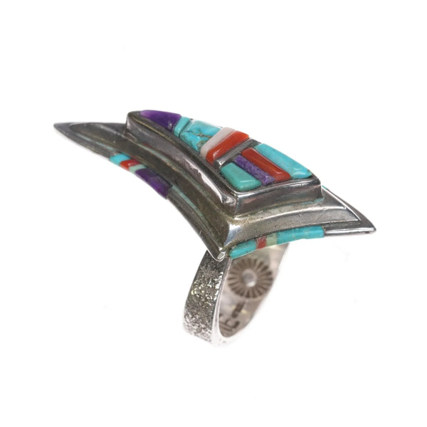 sz9.75 David Tune Navajo Creek Tufa Cast sterling cobblestone ring ...